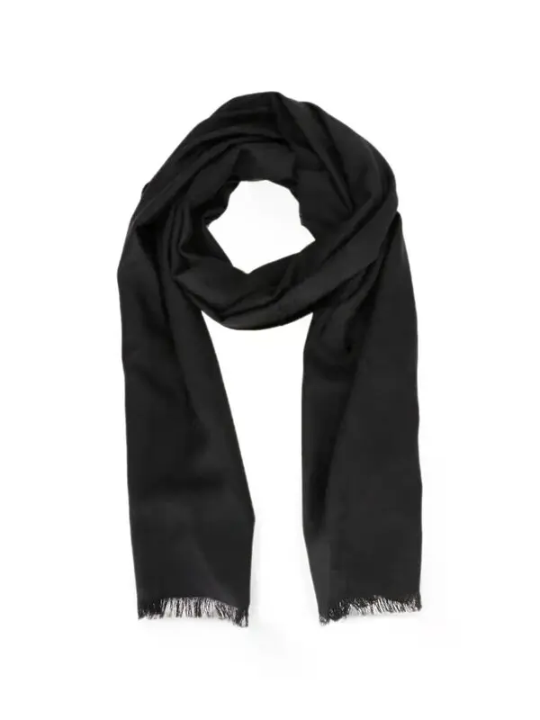 Isaia Fringed-edge Scarf