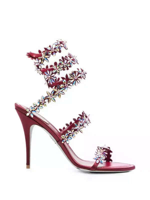 Rene Caovilla Eva Crystal-embellished Heeled Sandals