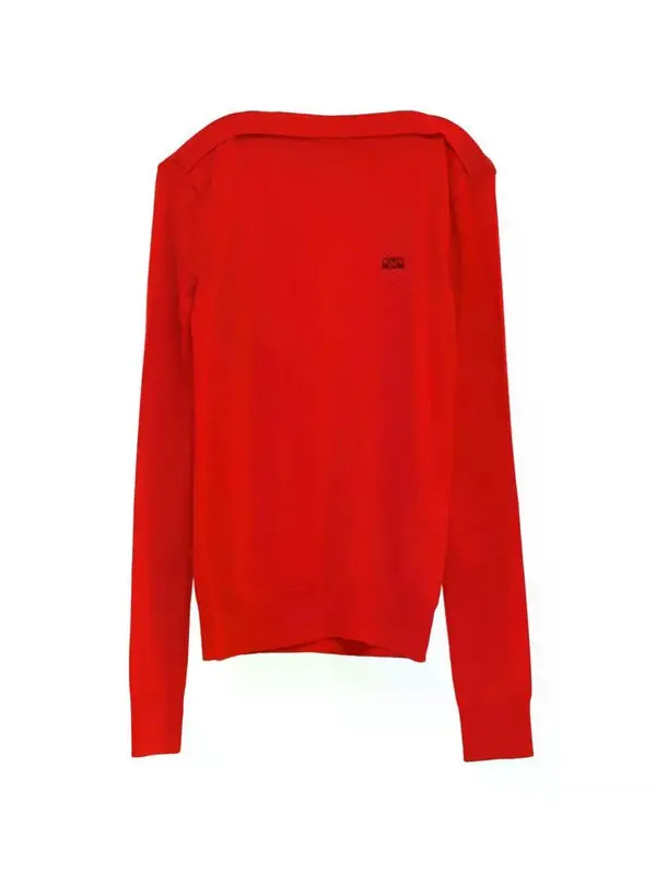 Loewe Anagram Embroidered Boat Neck Sweater