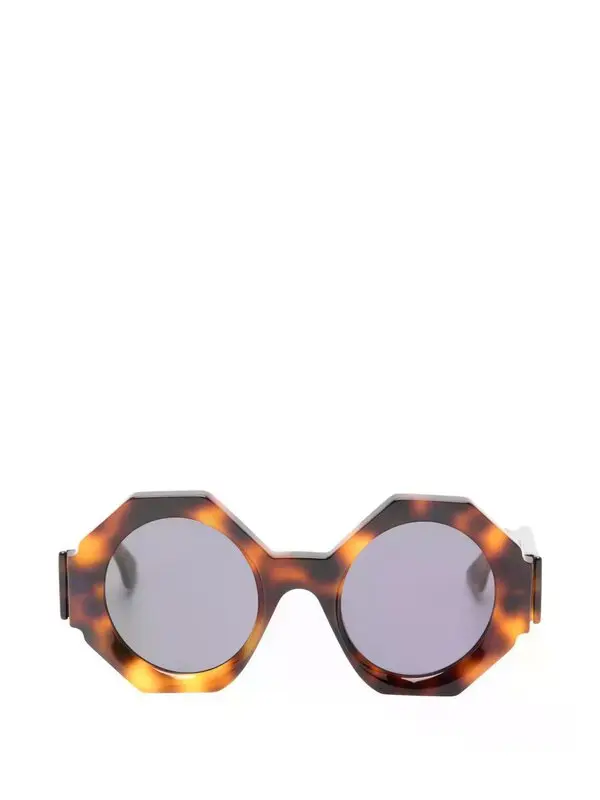 KUBORAUM Maske R4 Geometric Sunglasses - Brown
