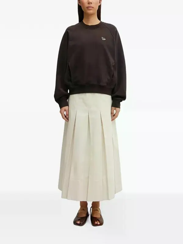 Barbour Kirby Pleated Midi Skirt - Neutrals