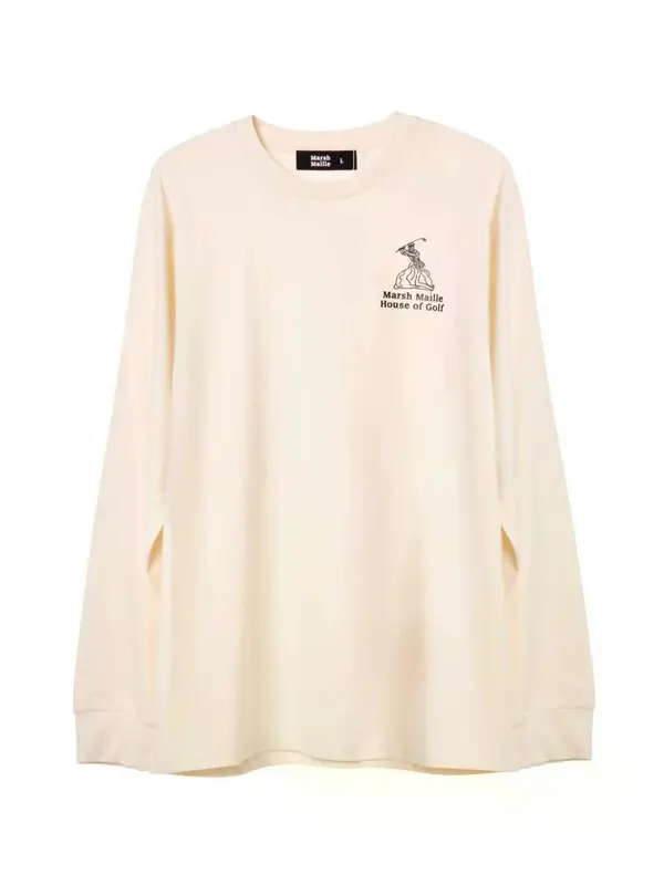MARSH MAILLE Phantom Long-sleeve T-shirt - Neutrals
