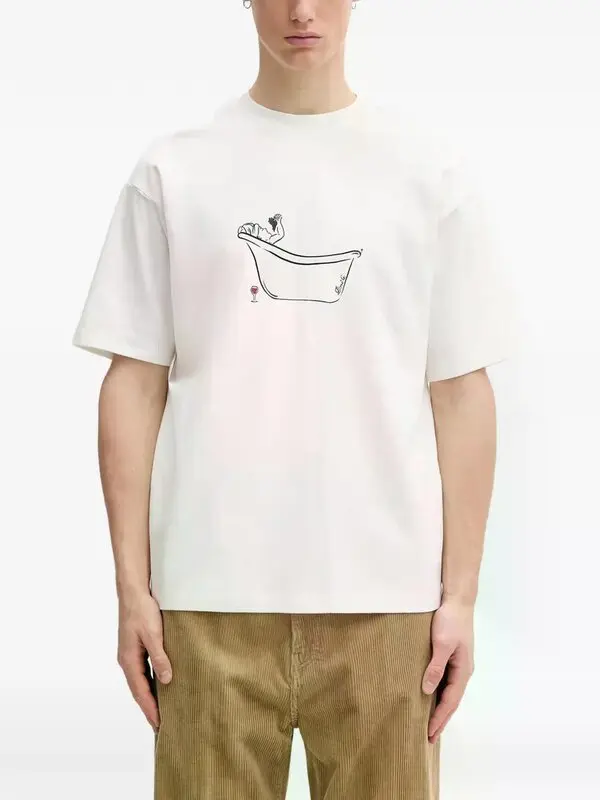 Drole De Monsieur Graphic-print T-shirt - White