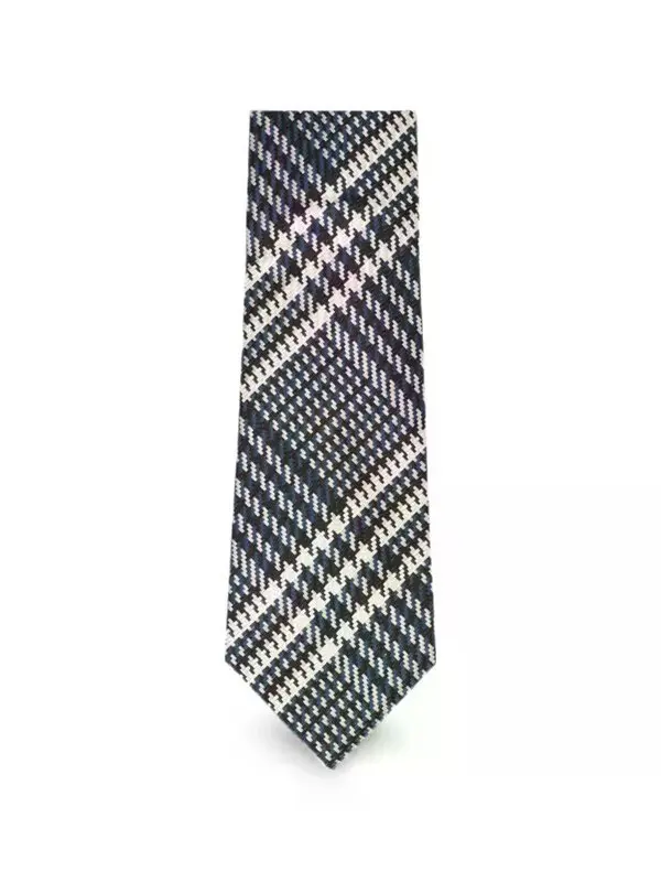 TOM FORD Prince Of Wales Check Neck Tie - Blue