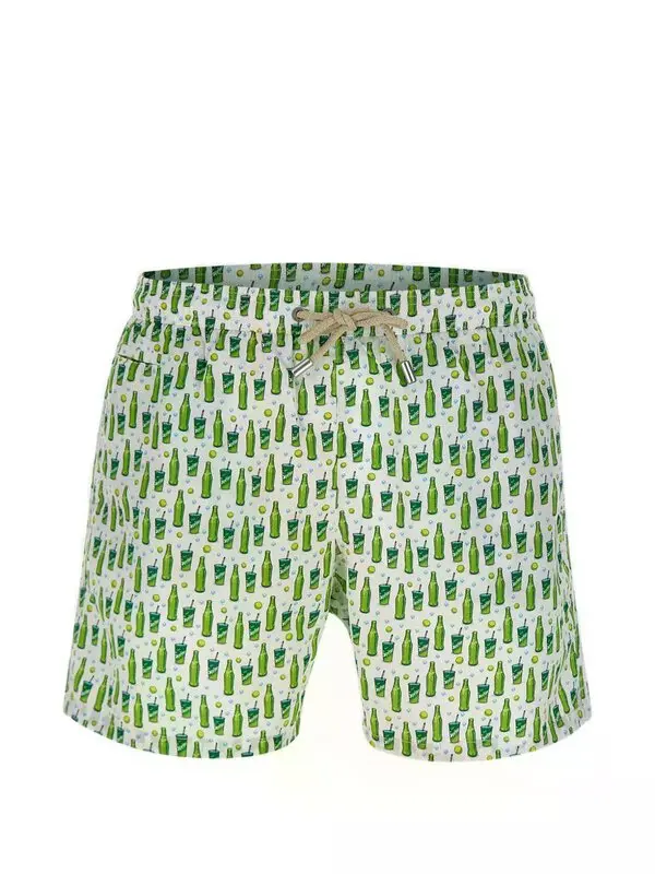 MC2 SAINT BARTH Graphic-print Swim Shorts