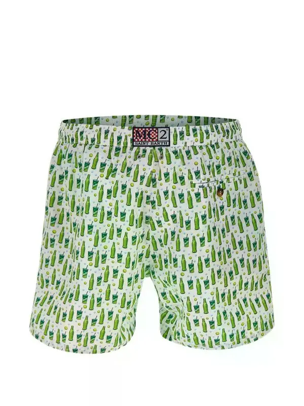 MC2 SAINT BARTH Graphic-print Swim Shorts