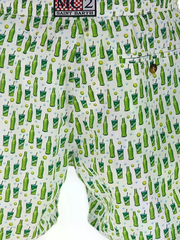 MC2 SAINT BARTH Graphic-print Swim Shorts