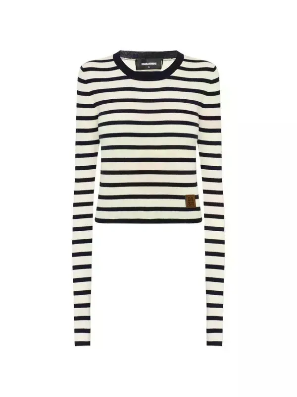 Dsquared2 Striped Wool Sweater
