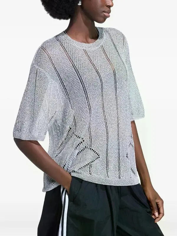 Adidas Knitted T-shirt - Grey