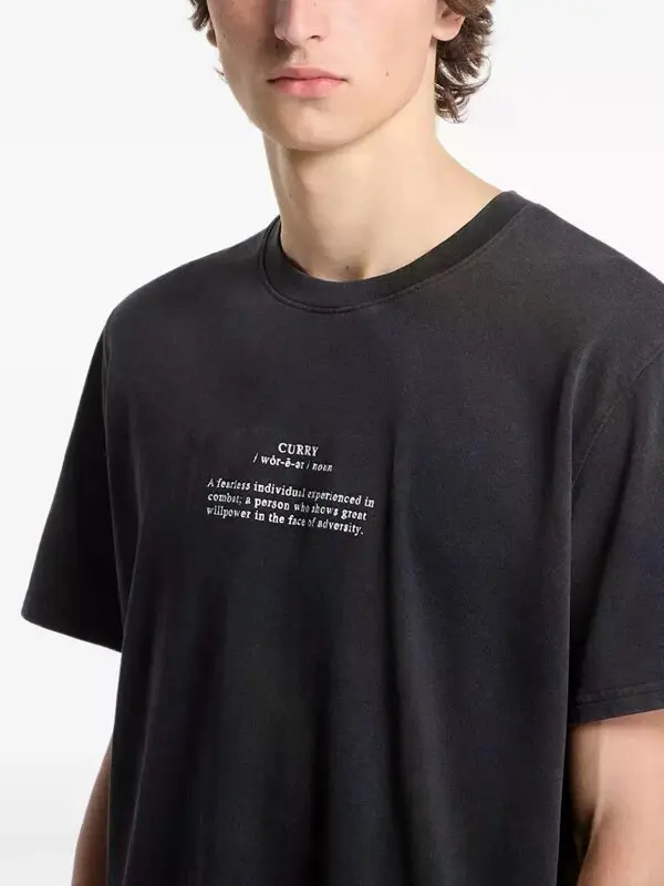 Under Armour Curry Noun Slogan-print T-shirt