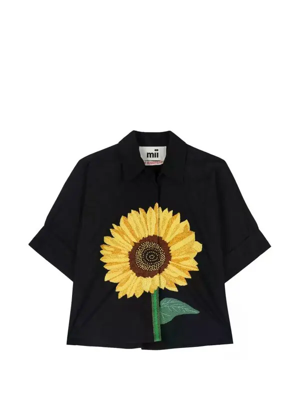 MII Alba Sunflower-embroidered Shirt
