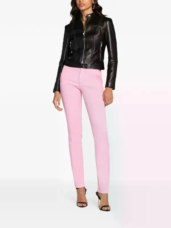 Roberto Cavalli Slim-fit Cotton Trousers