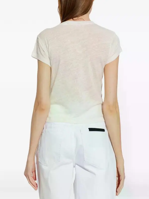 IRO PARIS V-neck Linen T-shirt