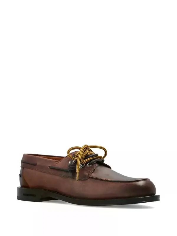 Dsquared2 Cottage Leather Boat Shoes