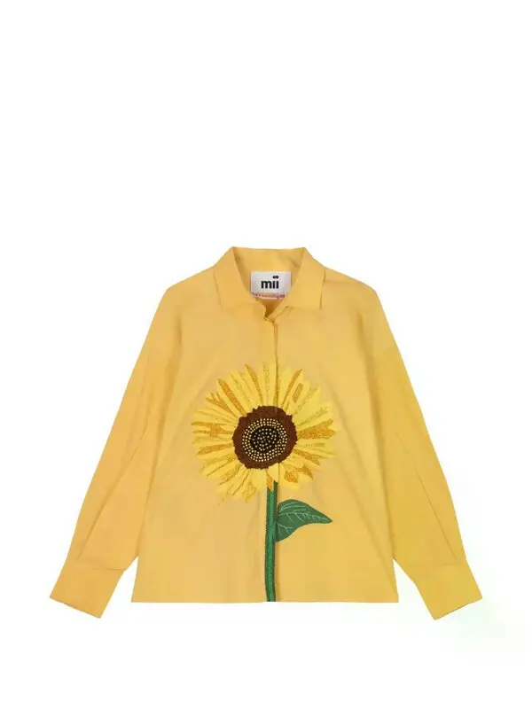 MII Greta Sunflower-embroidered Shirt