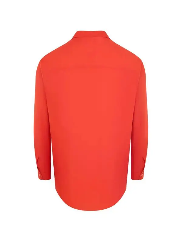 Auralee Cotton Lawn Shirt - Red