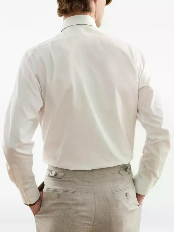 Ralph Lauren Purple Label Diamond-textured Twil Shirt