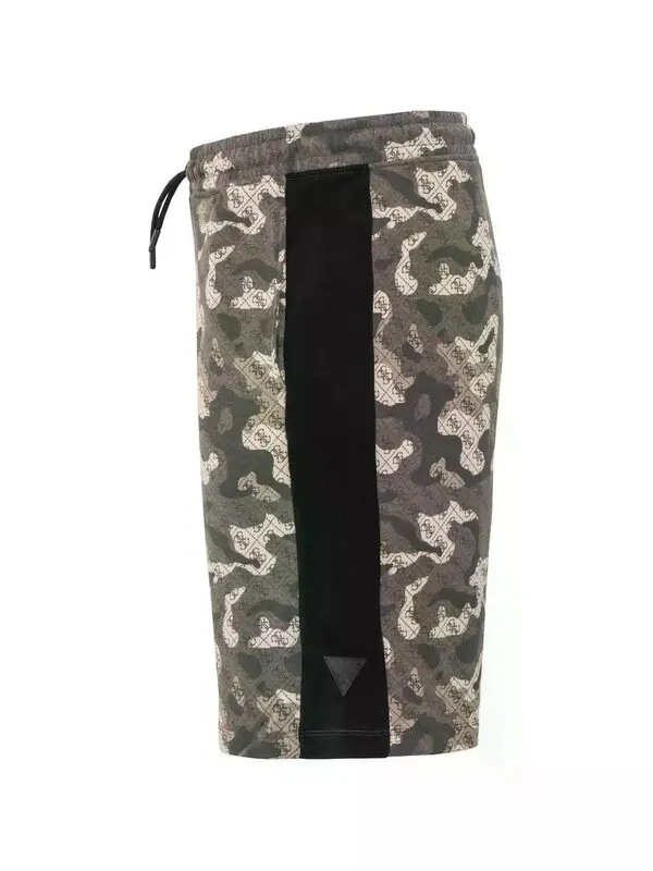 Guess Camouflage Print Track Shorts