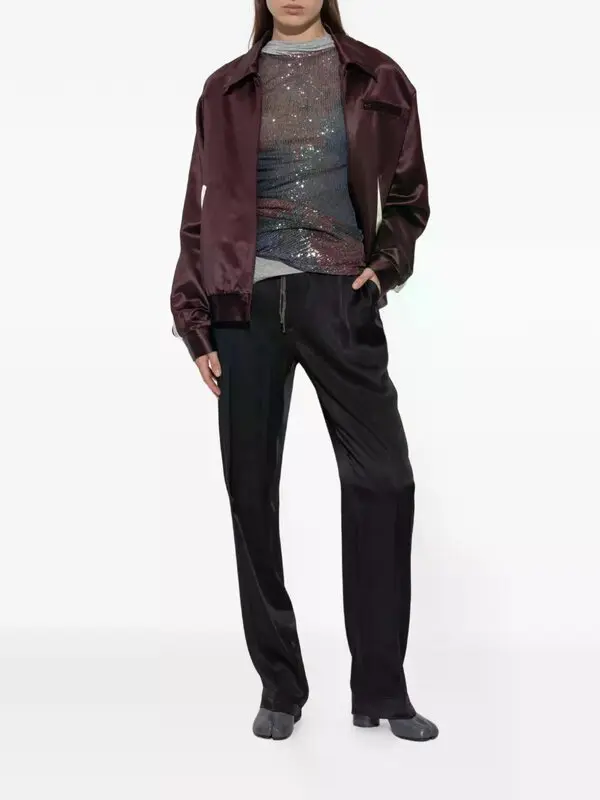 MAISON MARGIELA Satin Drawstring Trousers