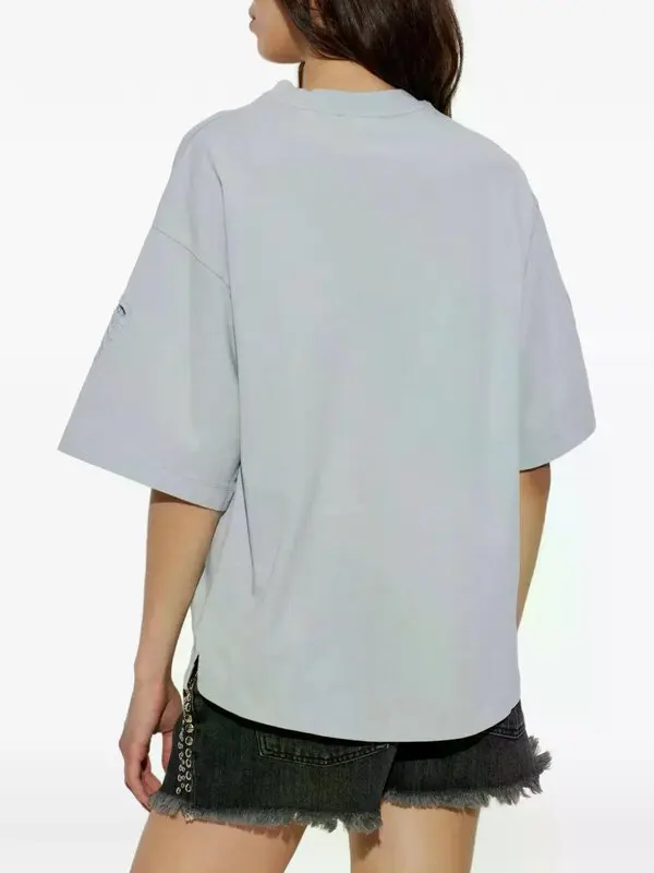 ALLSAINTS Lola Amelie Embroidered T-shirt - Blue