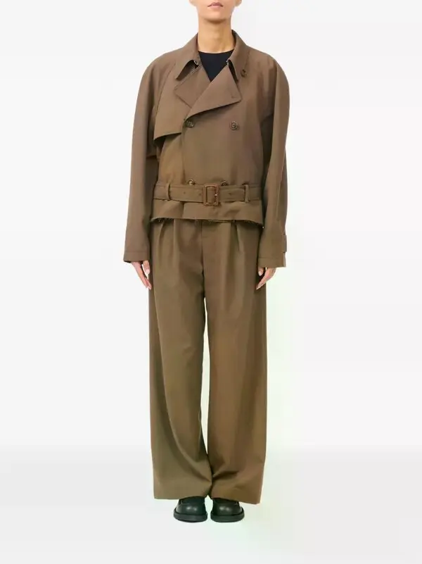 MAISON MARGIELA Belted Wool Blend Jacket