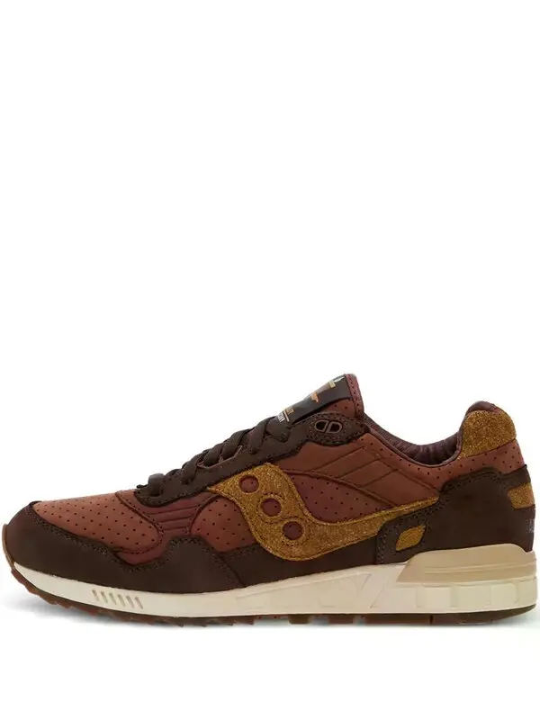 Saucony Shadow 5000 Perforated Panel Sneakers - Brown