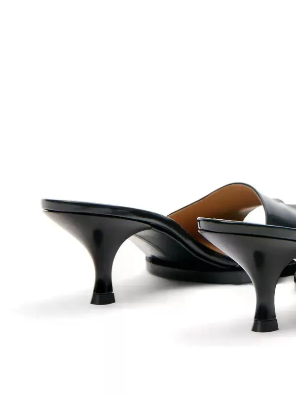 MAISON MARGIELA Tabi Brushed-leather Mules