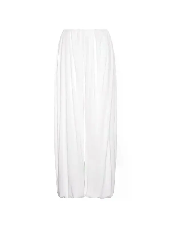 Paris Georgia Wide-leg Trousers - White