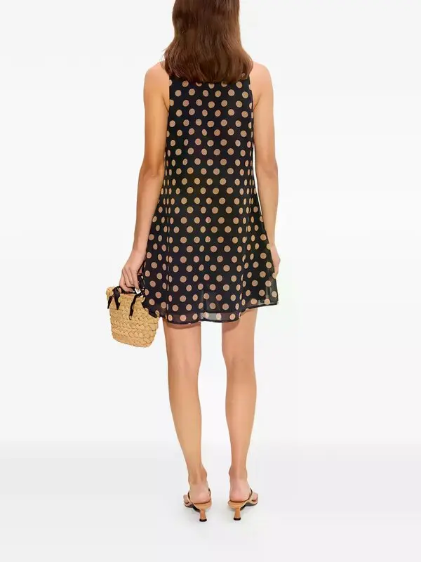 SIMONMILLER Gia Polka-dot Mini Dress