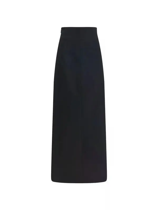 THE ROW Iphora Pleated Skirt - Black