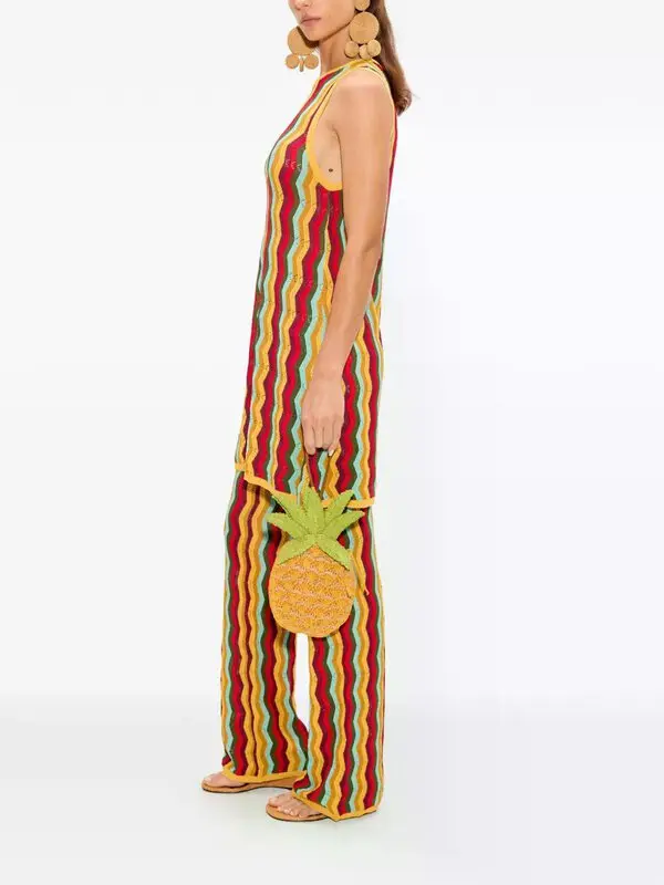 SIMONMILLER Hazel Zigzag-knit Sleeveless Mini Dress