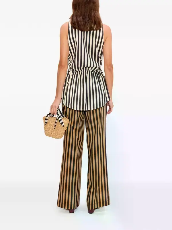 SIMONMILLER Inna Striped Sleeveless Shirt