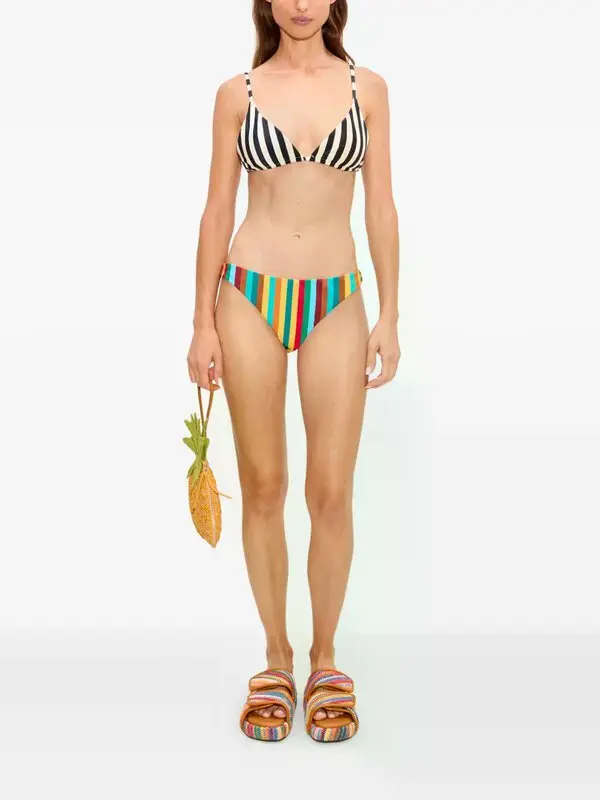 SIMONMILLER Striped Bikini Top