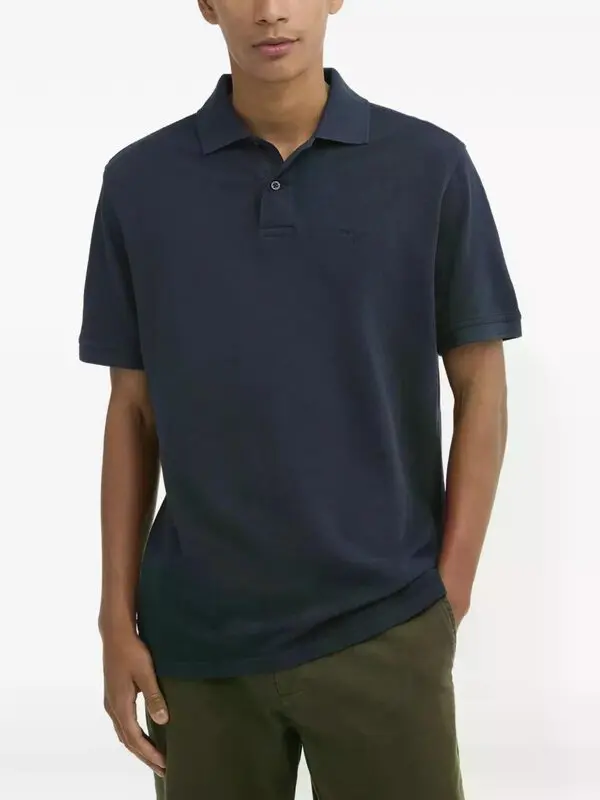 Barbour Washed Tartan Tailored Pique Polo