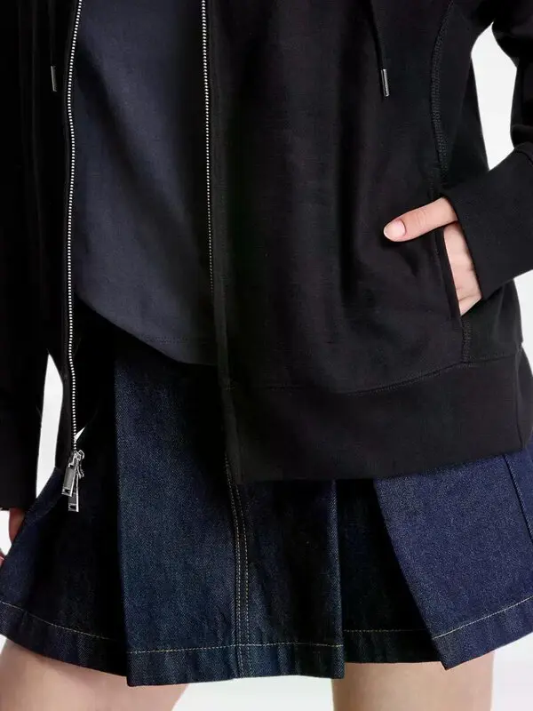 Calvin Klein Logo Print Zip-up Hoodie