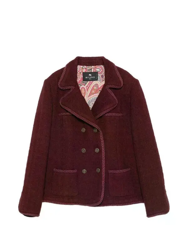 Etro Buttoned Double-breasted Blazer - Red