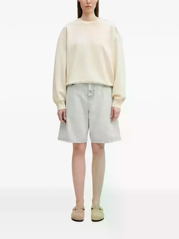 Carhartt Work In Progress Embroidered Logo Sweatshirt - Neutrals