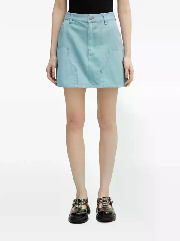Carhartt Work In Progress Maeve Double Knee Mini Skirt - Blue