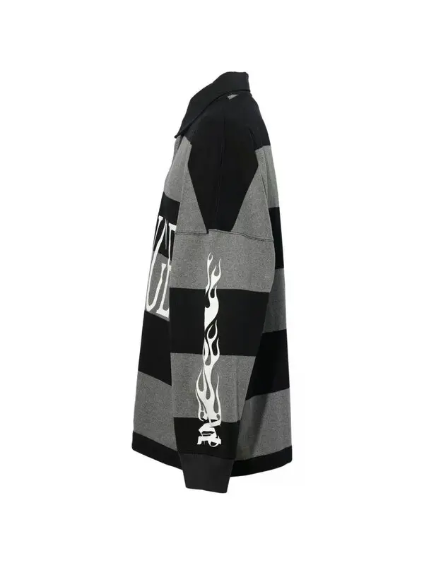 Palm Angels Logo-print Polo Shirt