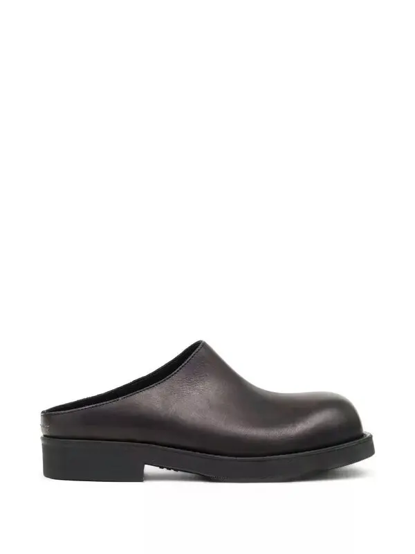 MAISON MARGIELA Biker Round-toe Mules - Black