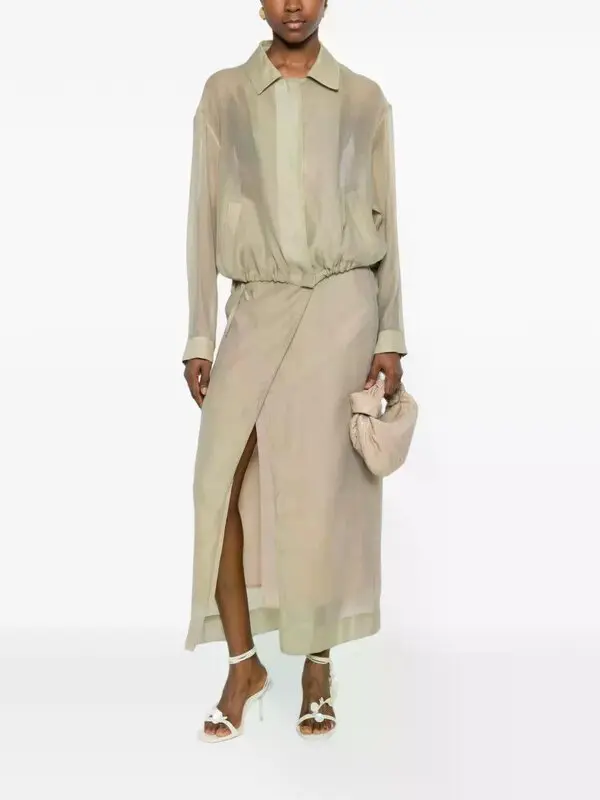 Sú Name Drawstring-hem Shirt-style Jacket