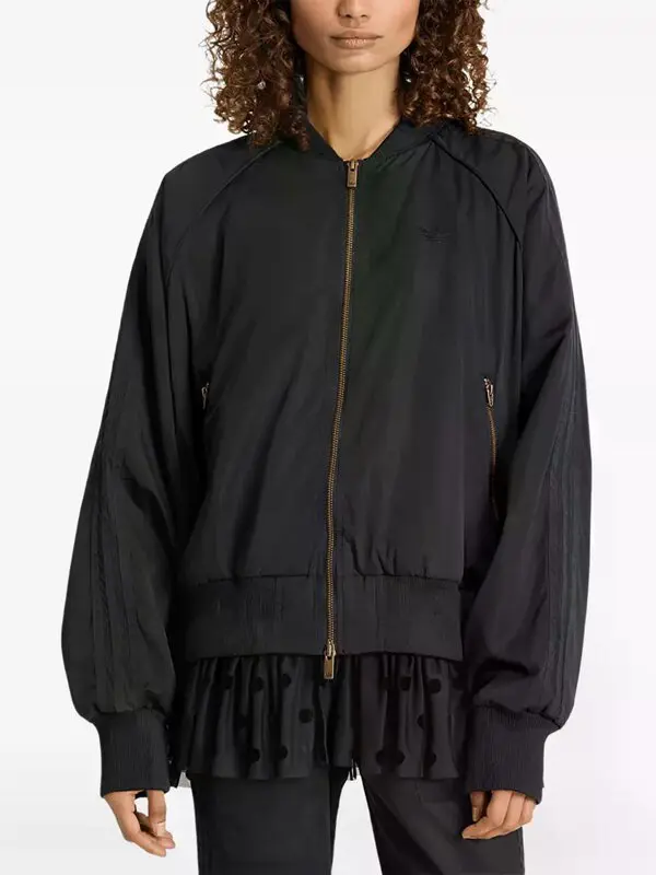 Adidas Layered Bomber Jacket With Tulle Trim