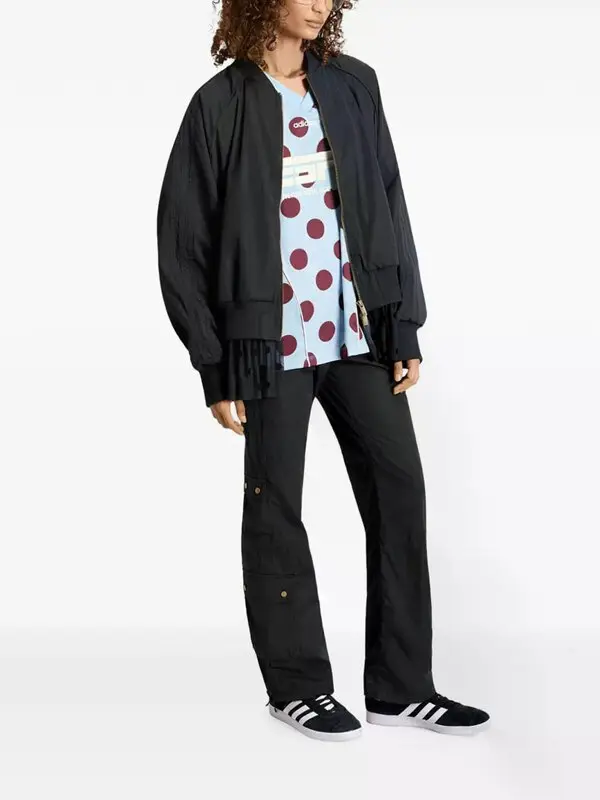 Adidas Layered Bomber Jacket With Tulle Trim