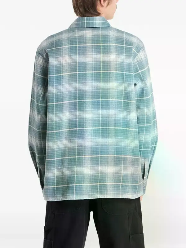 Dickies Forest Check-print Chest-pocket Shirt
