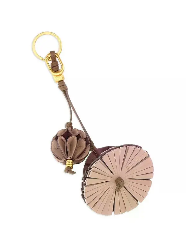 GIANNI CHIARINI Flower Ball Pleated Keyring