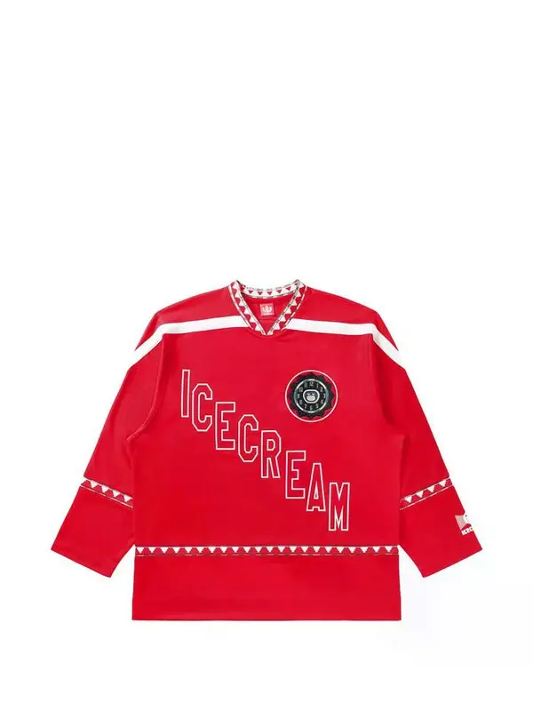 ICECREAM Logo-print T-shirt - Red