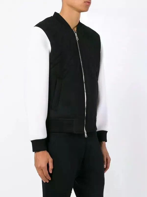 Neil Barrett Fair Isle Lightning Zip-up Hoodie