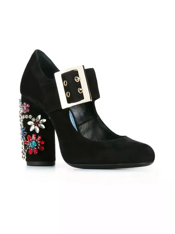 LANVIN Embellished Mary Jane Pumps