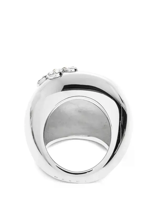 Marni Crystal-embellished Flower Ring