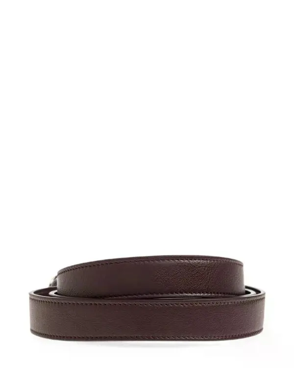Victoria Beckham Logo-plaque Leather Belt